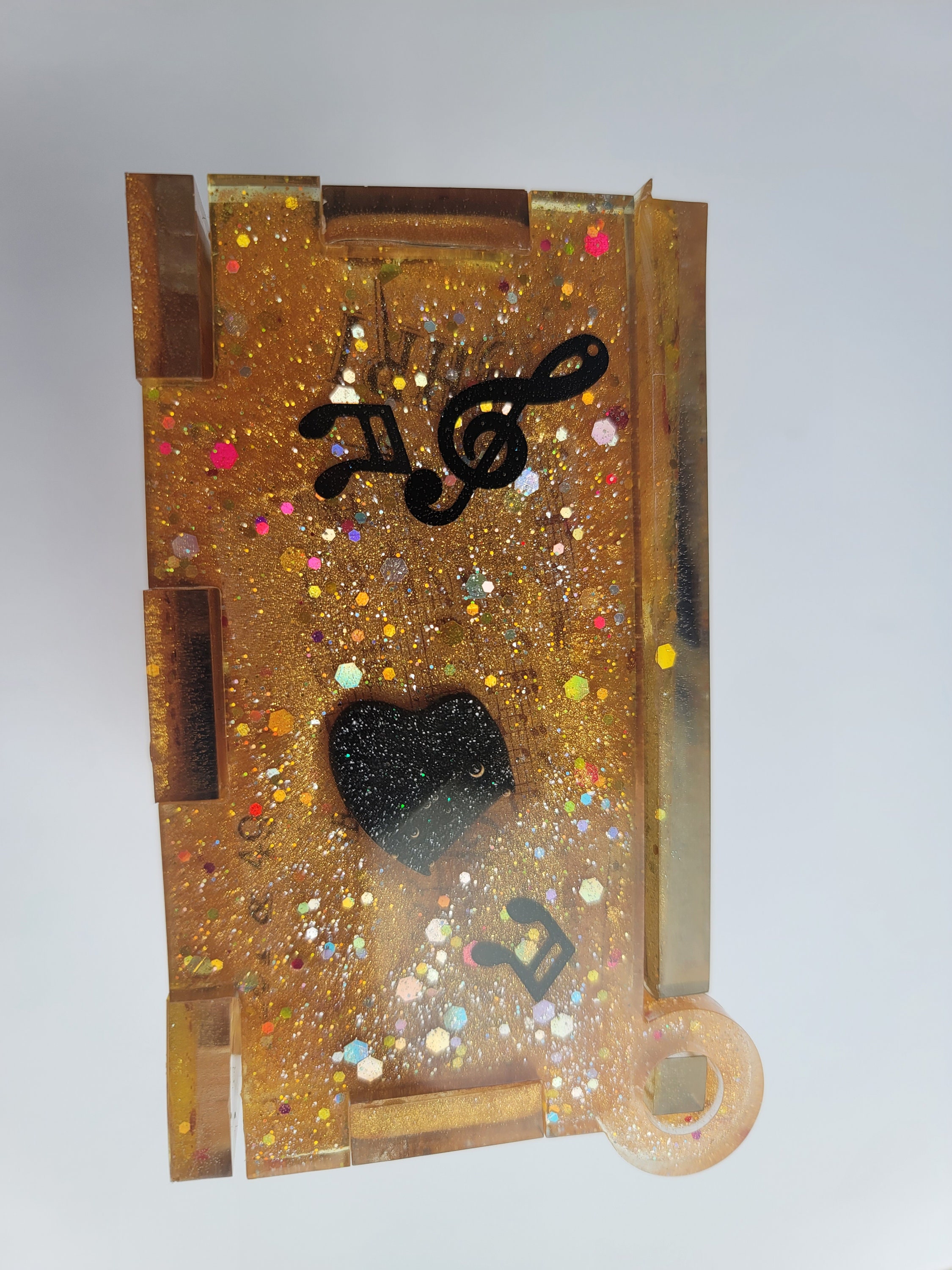 Beautiful Music Note Box Handmade for Dominos or Storage Musically ...