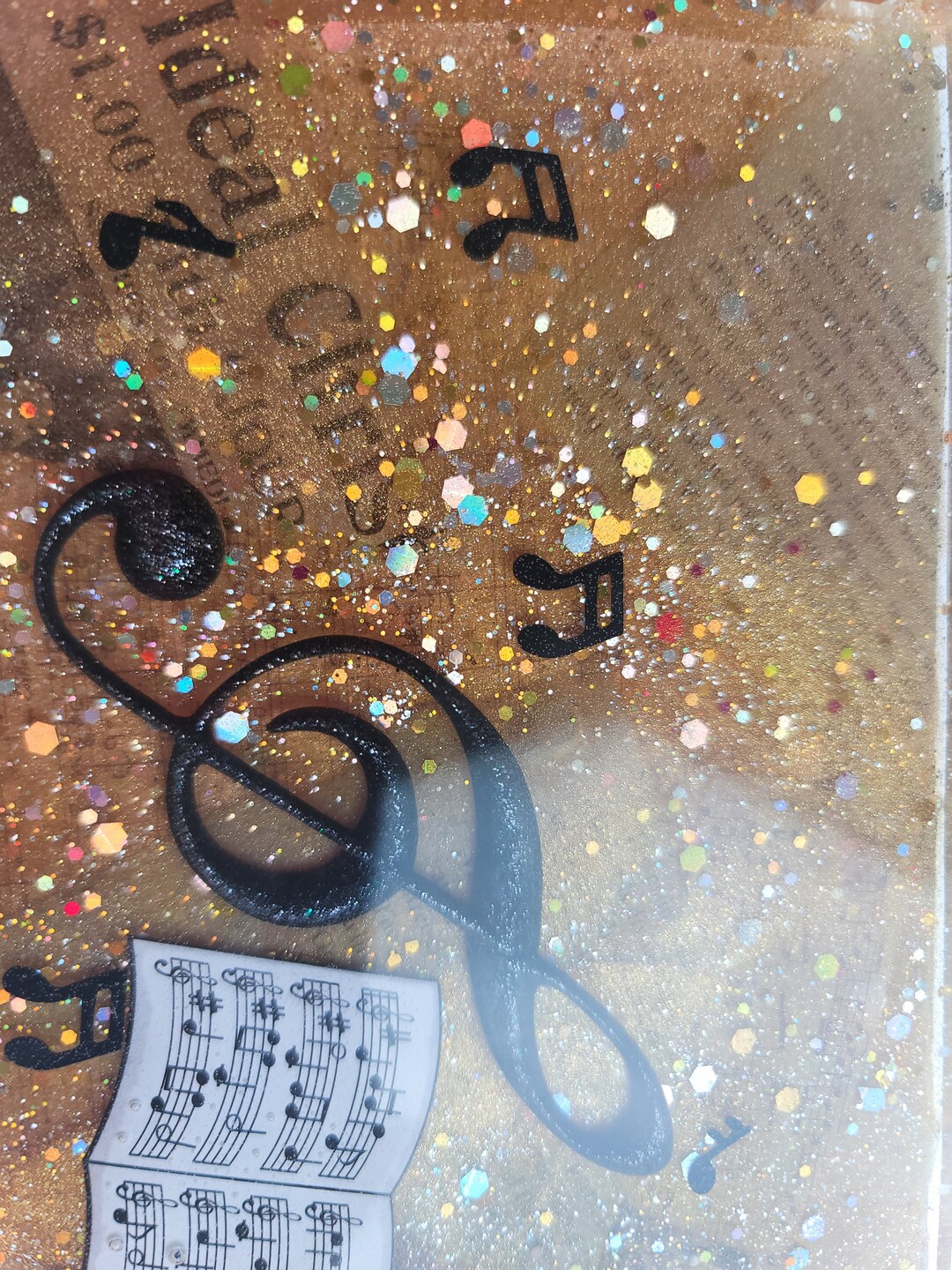 Beautiful Music Note Box Handmade for Dominos or Storage Musically ...