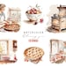 Cherry Pie Clipart, Girl Bakes Pie Clipart, Kitchen Clipart, Cooking ...