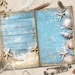 Blue Ocean Junk Journal Kit: Nautical Scrapbook Paper (digital Download ...