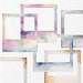 Polaroid Frames Clipart- 21PNG, Watercolor Photo Frame Clipart ...