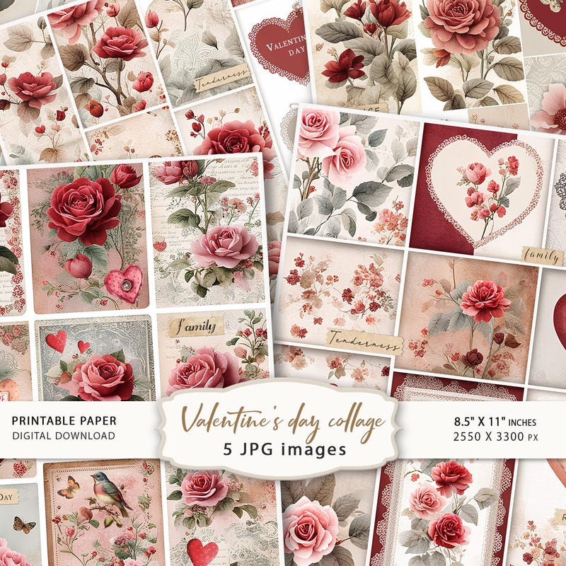 Valentine Scrapbook - Etsy