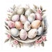 13 Easter Clipart, Spring Clipart, Easter Eggs, Bird Clipart, Card ...