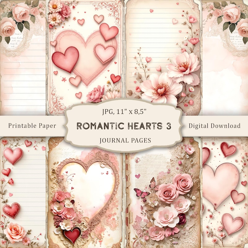 Vintage Flower Valentine - Etsy UK