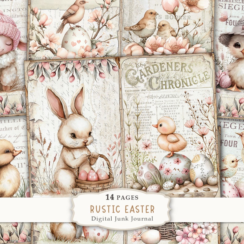 Easter Scrapbook Pages - Etsy