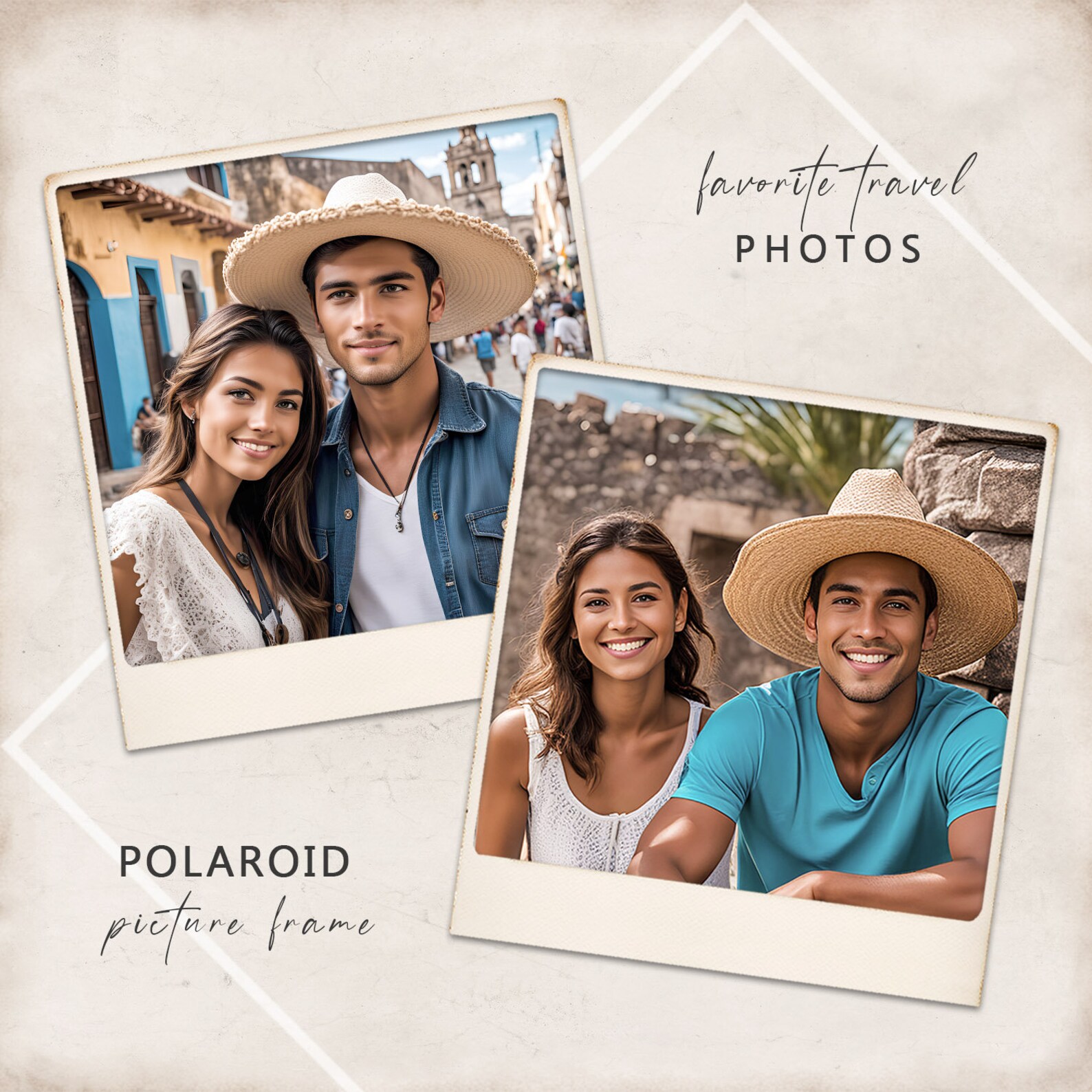 Polaroid Frames Clipart- 21PNG, Watercolor Photo Frame Clipart ...