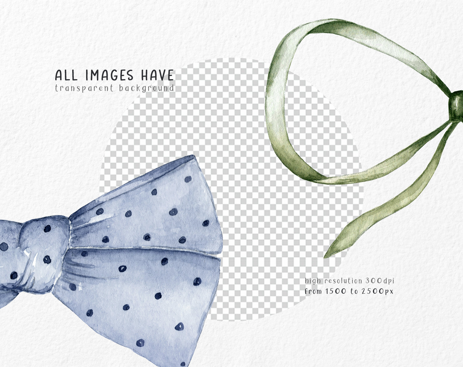 Watercolor Clipart Bows Bows Clipart Set Birthday Clipart - Etsy