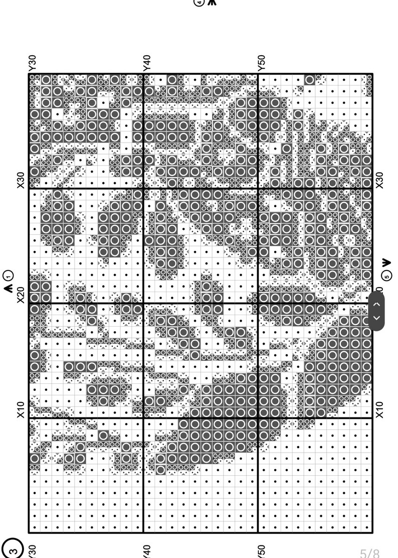 Simple Cross Stitch Pattern One Color Cross Stitch Rabbit - Etsy