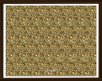 Letter A Stereogram V2 Downloadable Ready to Print Fun Unique Illusion ...