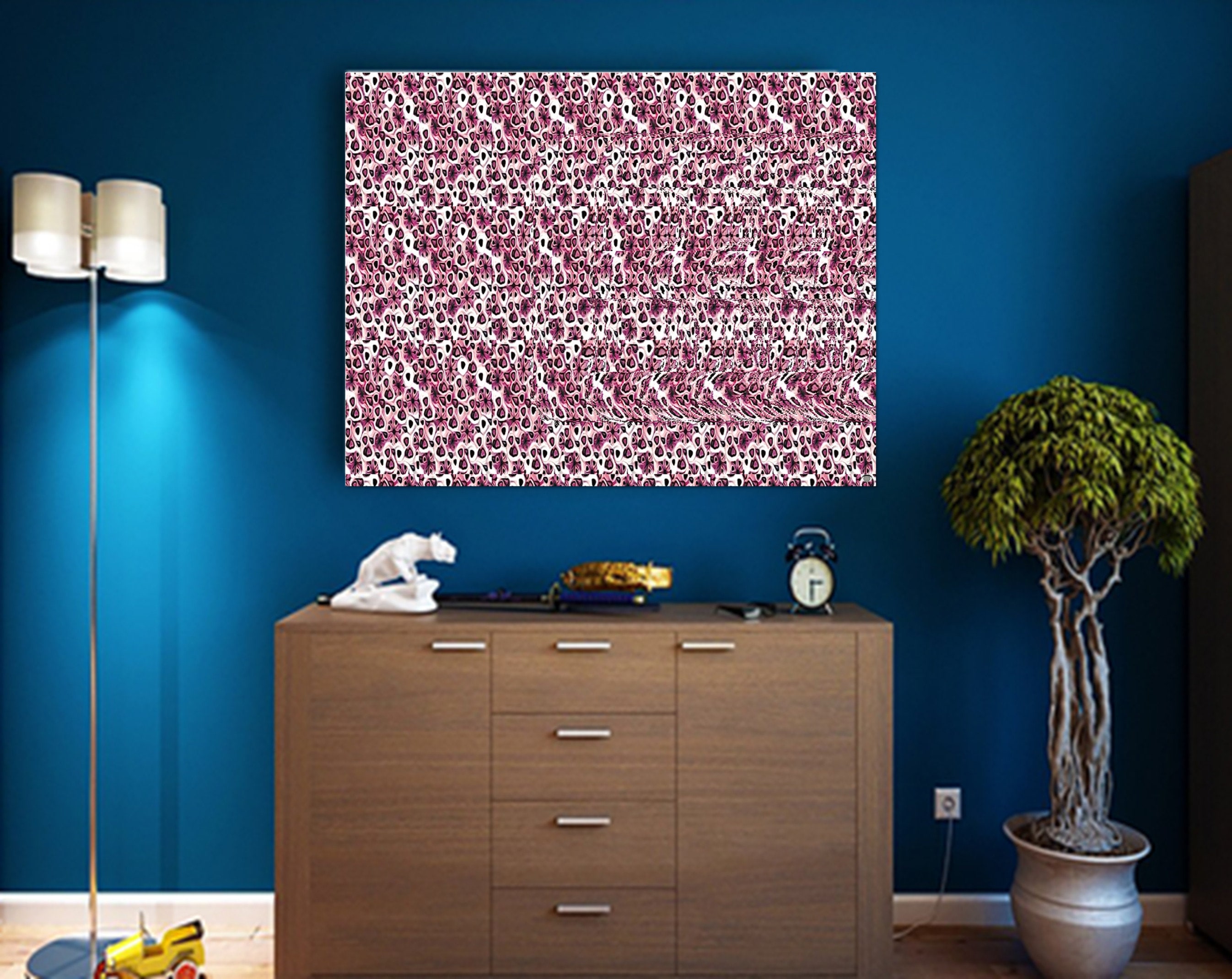 Letter B Stereogram V3 Downloadable Ready to Print Fun Unique Illusion ...