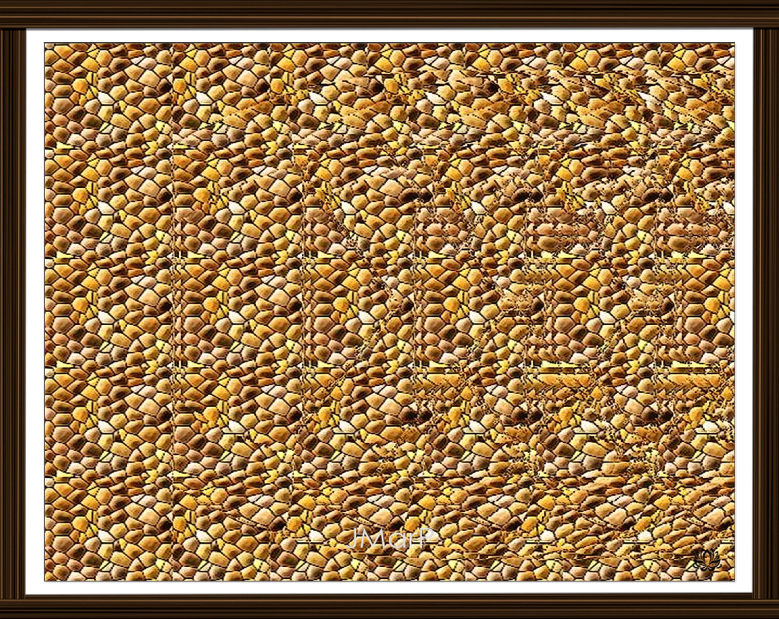 Letter X Stereogram Downloadable Ready to Print Fun Unique Illusion Art ...