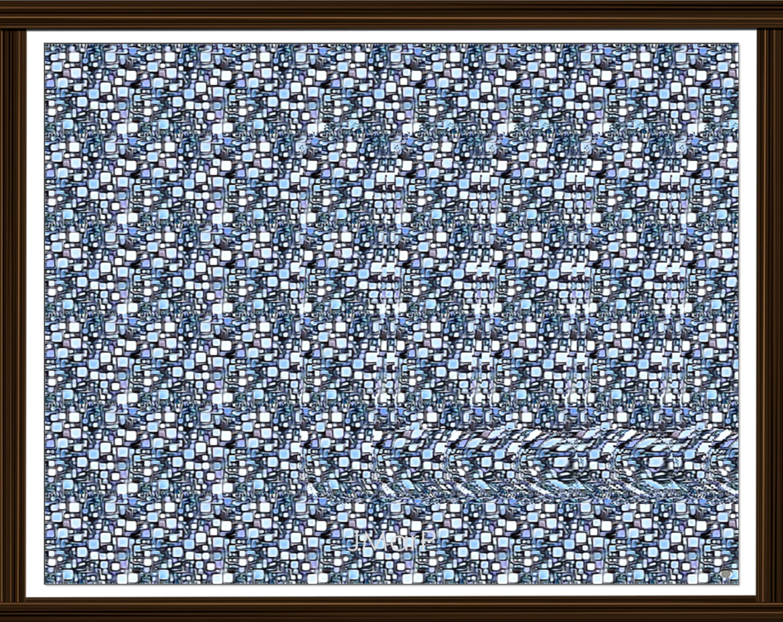 Letter L Stereogram V3 Downloadable Ready to Print Fun Unique Illusion ...