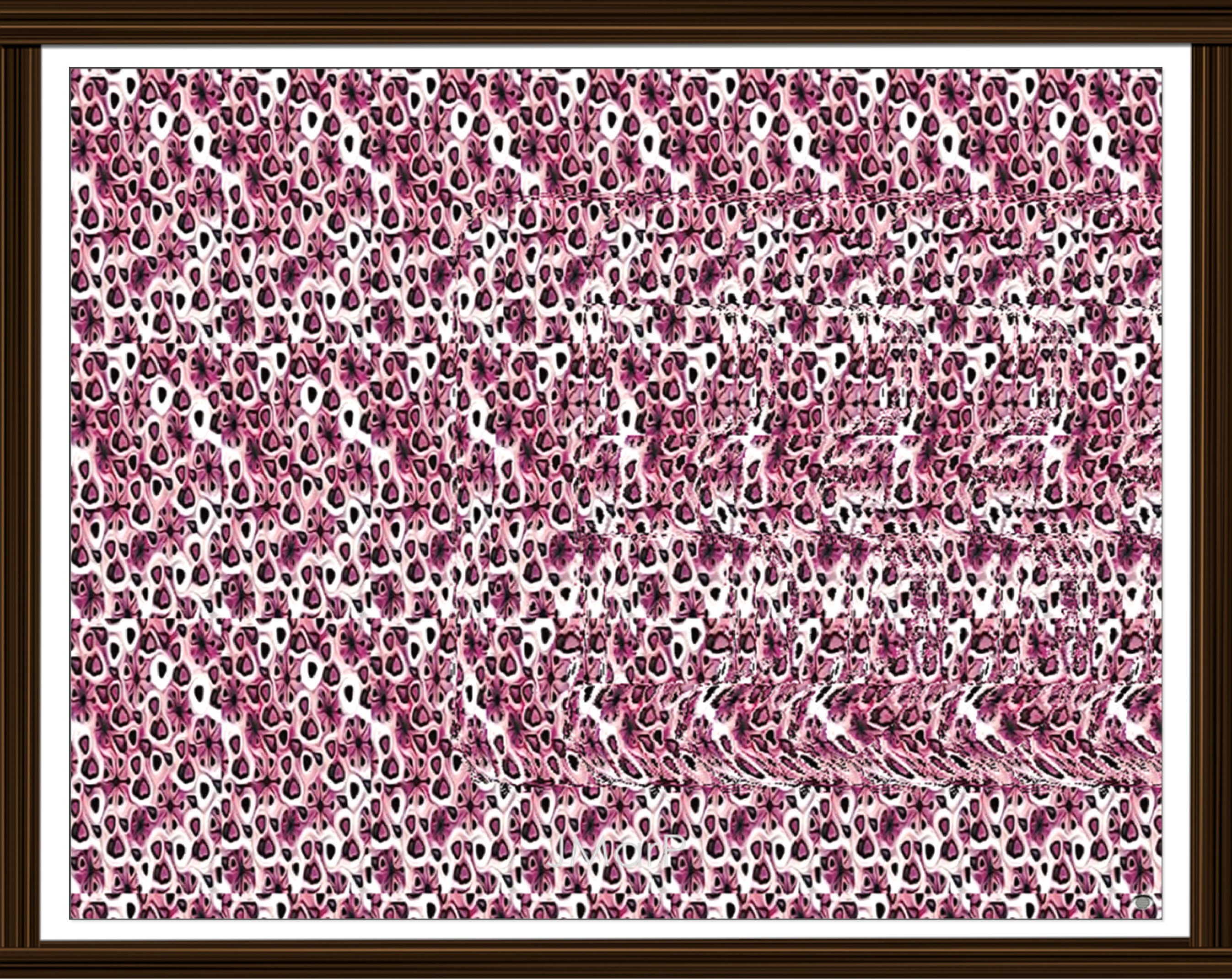 Letter B Stereogram V3 Downloadable Ready to Print Fun Unique Illusion ...