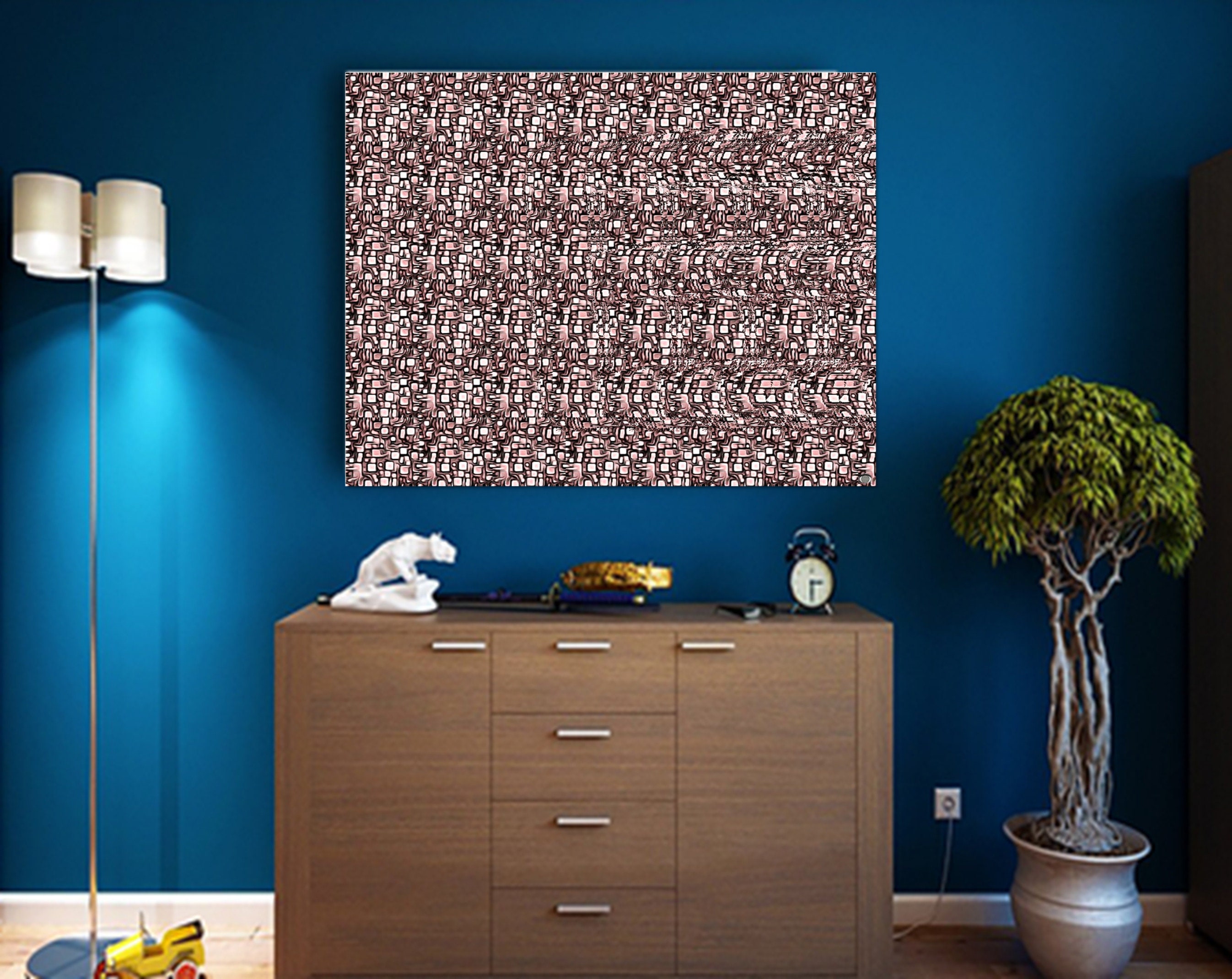 Letra E Stereogram V2 Descargable Listo para imprimir Fun - Etsy México