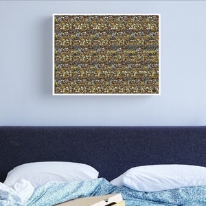 Letter A Stereogram Downloadable Ready to Print Fun Unique Illusion Art ...