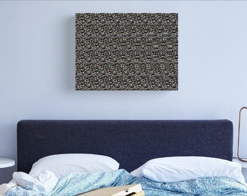 Letter D Stereogram V2 Downloadable Ready to Print Fun Unique Illusion ...