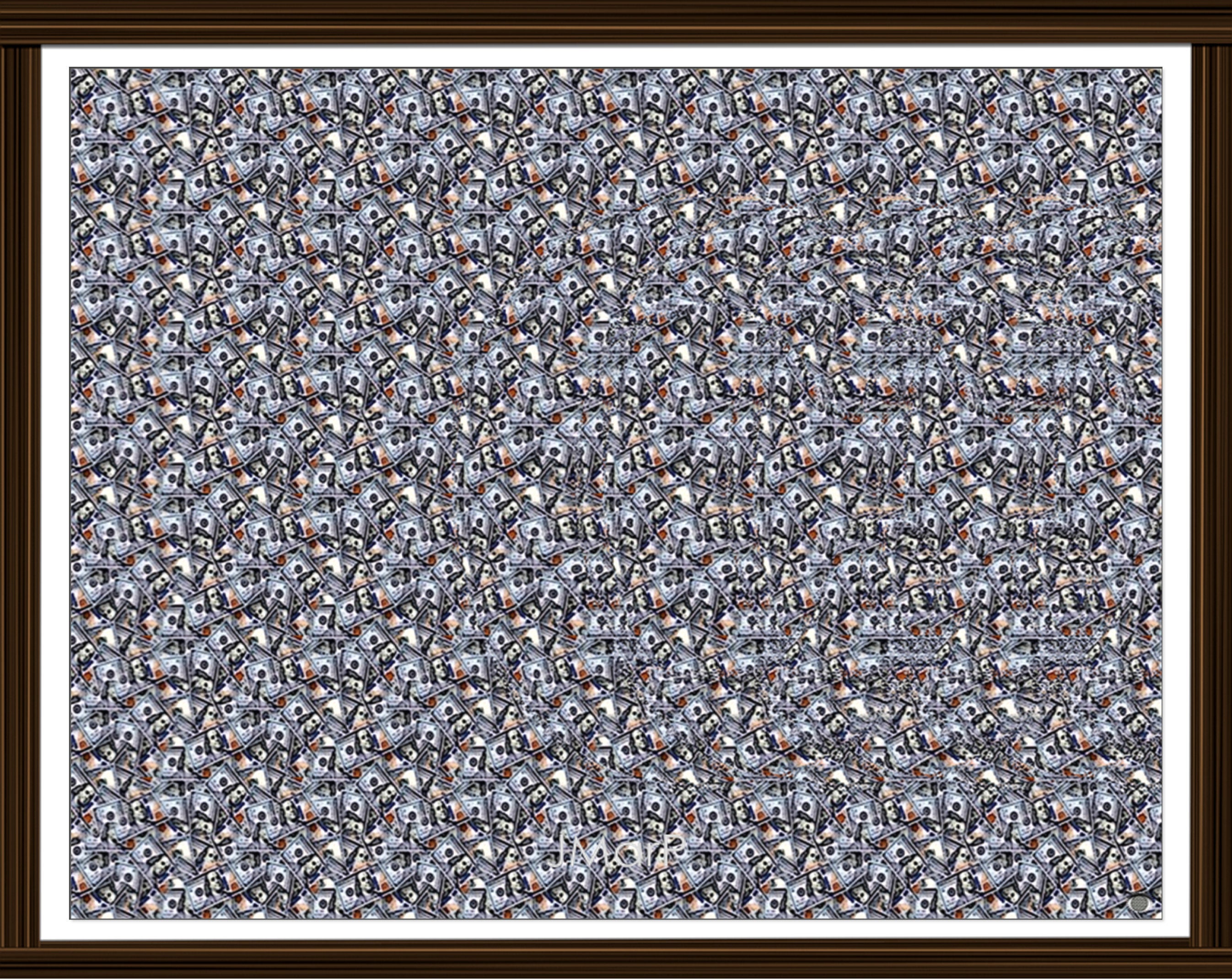 Letter C Stereogram V2 Downloadable Ready to Print Fun Unique Illusion ...