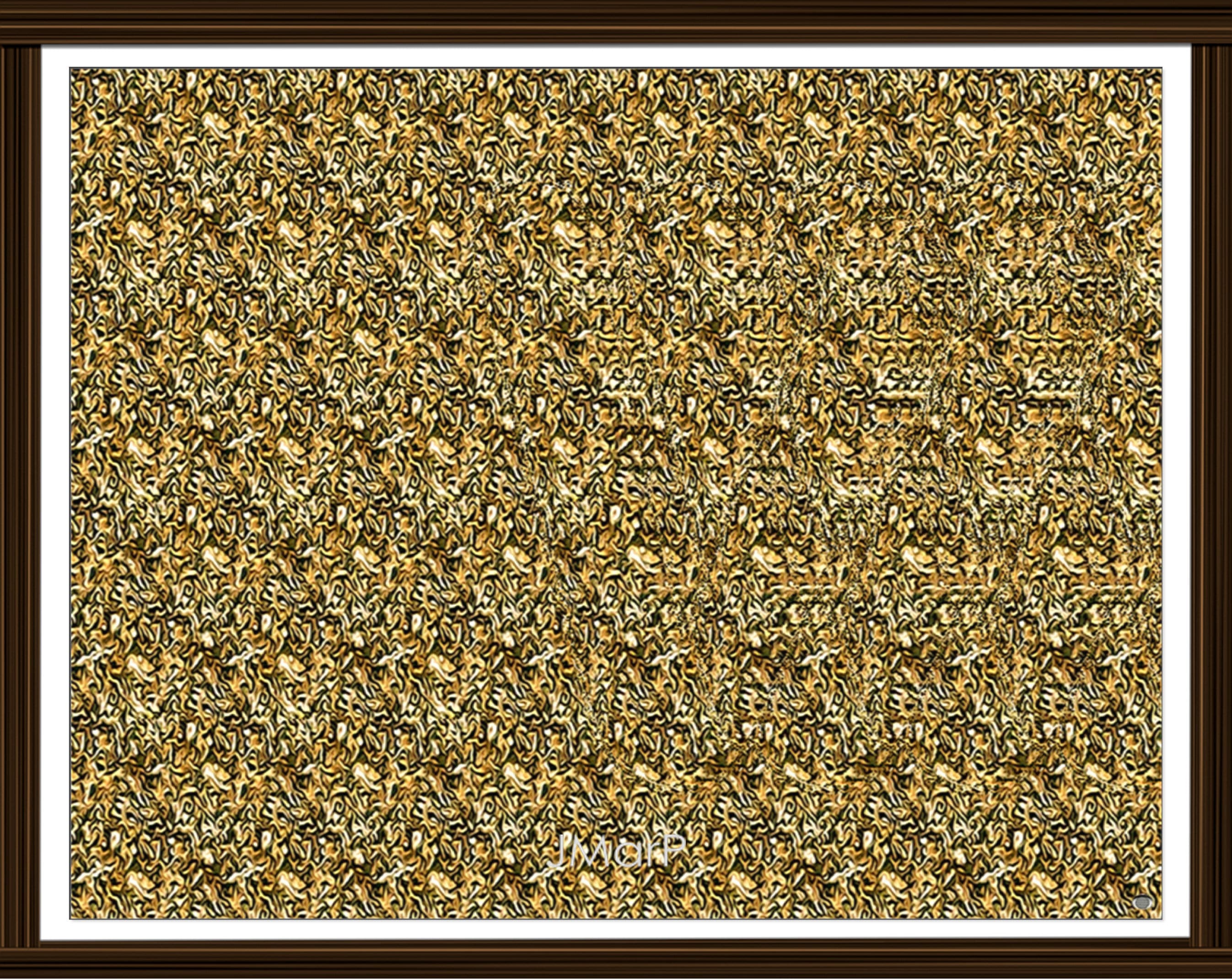 Letter V Stereogram V2 Downloadable Ready to Print Fun Unique Illusion ...