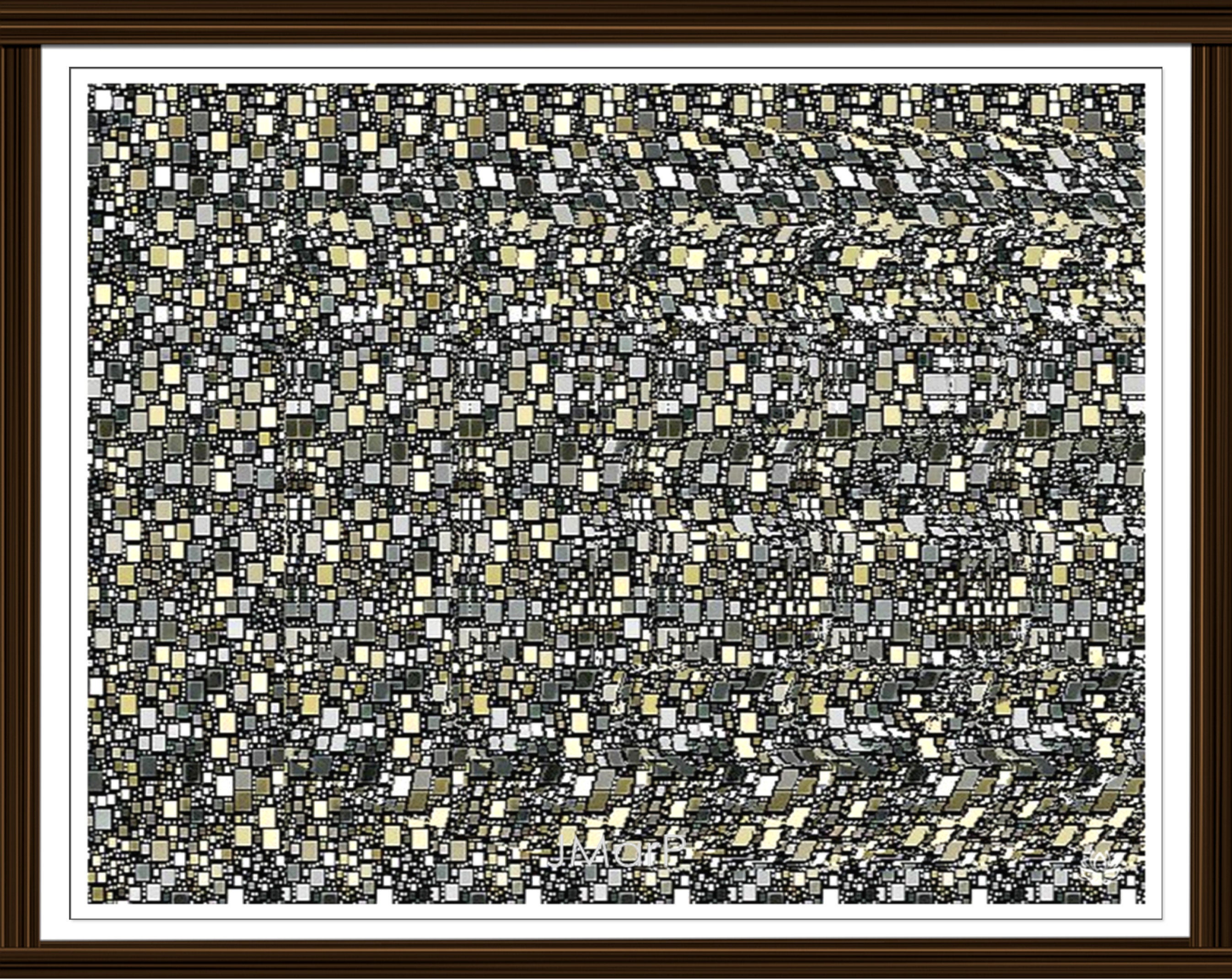 Letter B Stereogram Downloadable Ready to Print Fun Unique Illusion Art ...