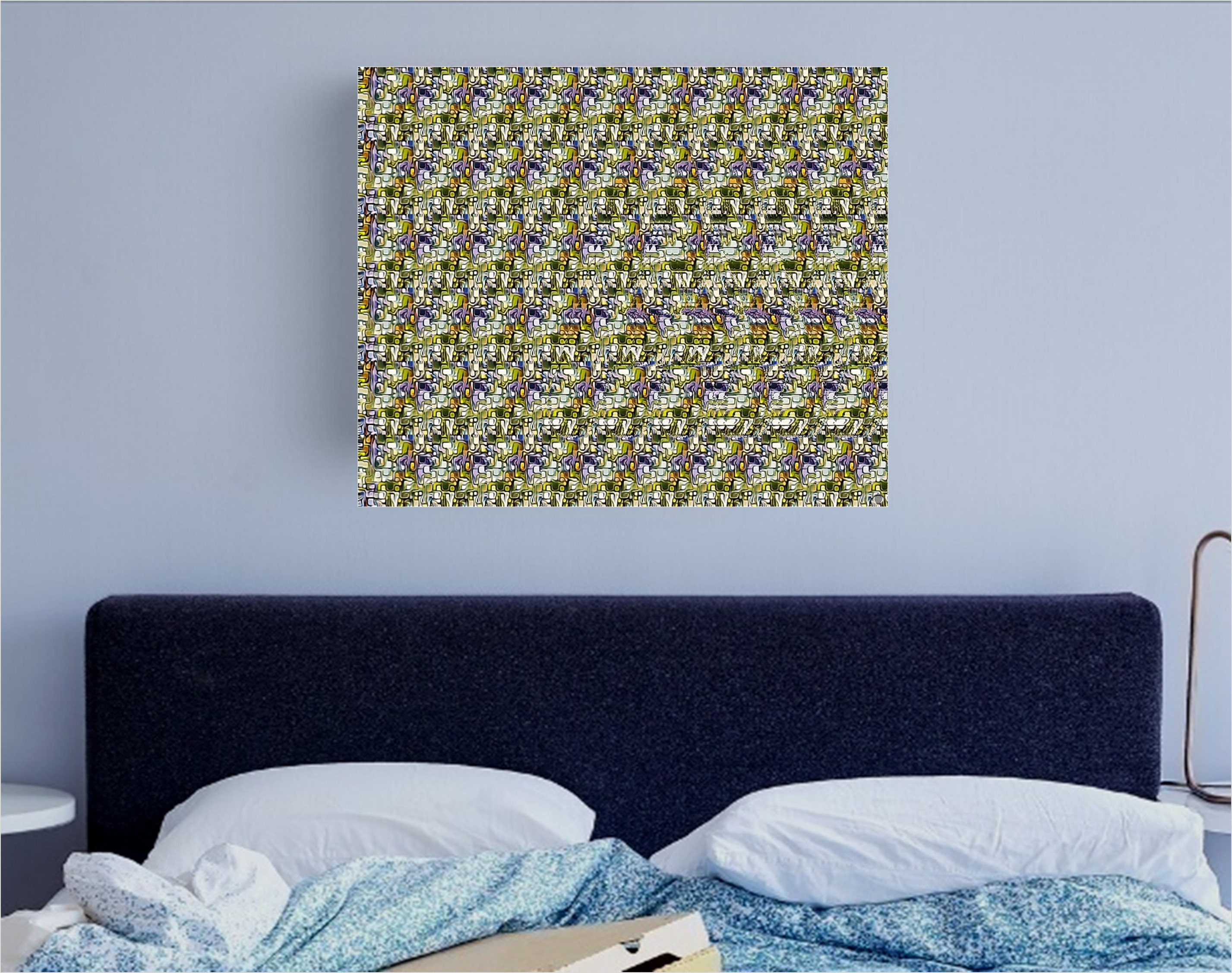 Letter A Stereogram X-view Downloadable Ready to Print Fun Unique ...