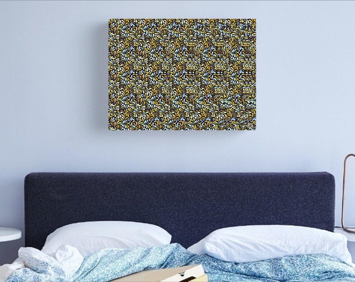 Letter L Stereogram Downloadable Ready to Print Fun Unique Illusion Art ...