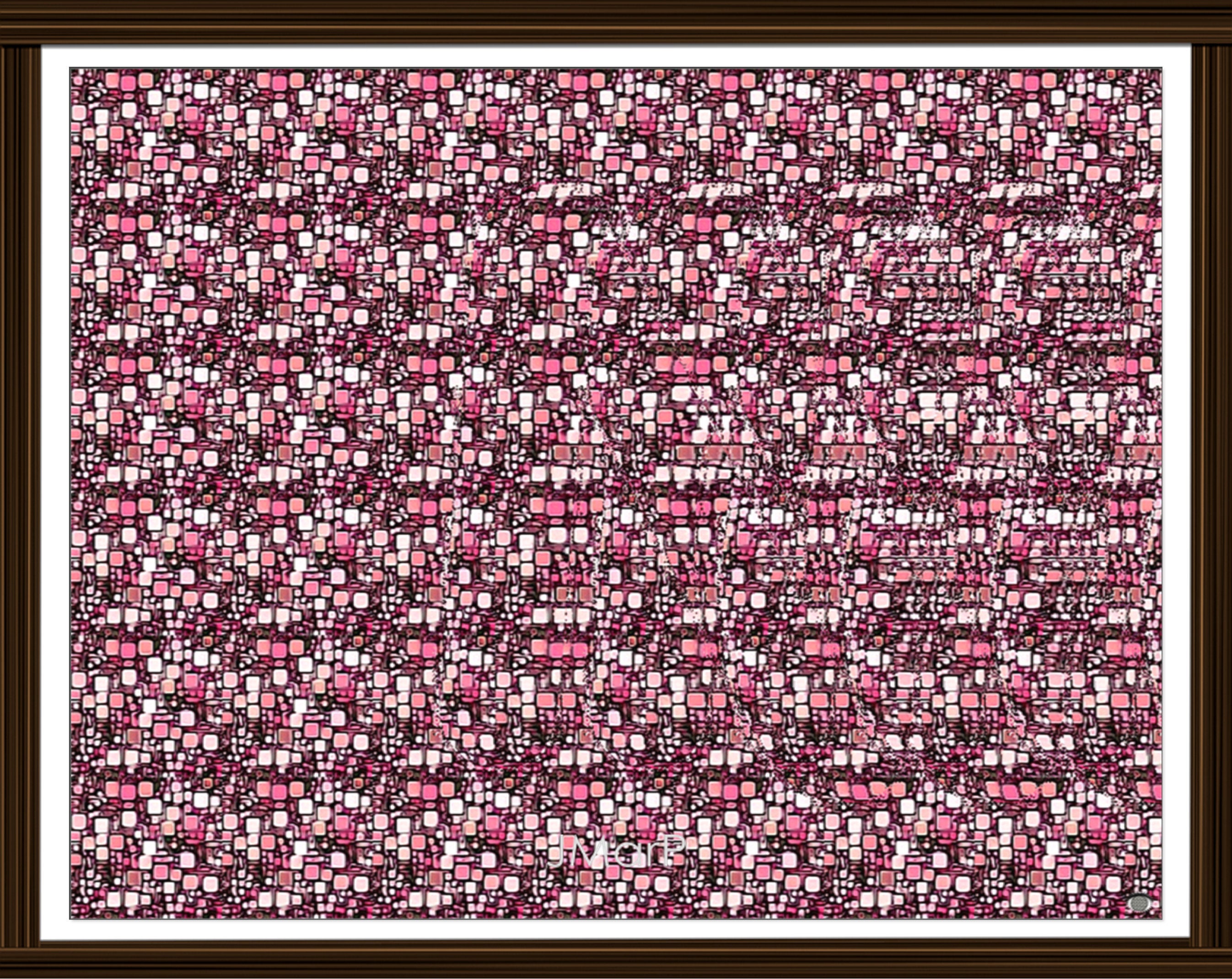 Letter N Stereogram V2 Downloadable Ready to Print Fun Unique Illusion ...