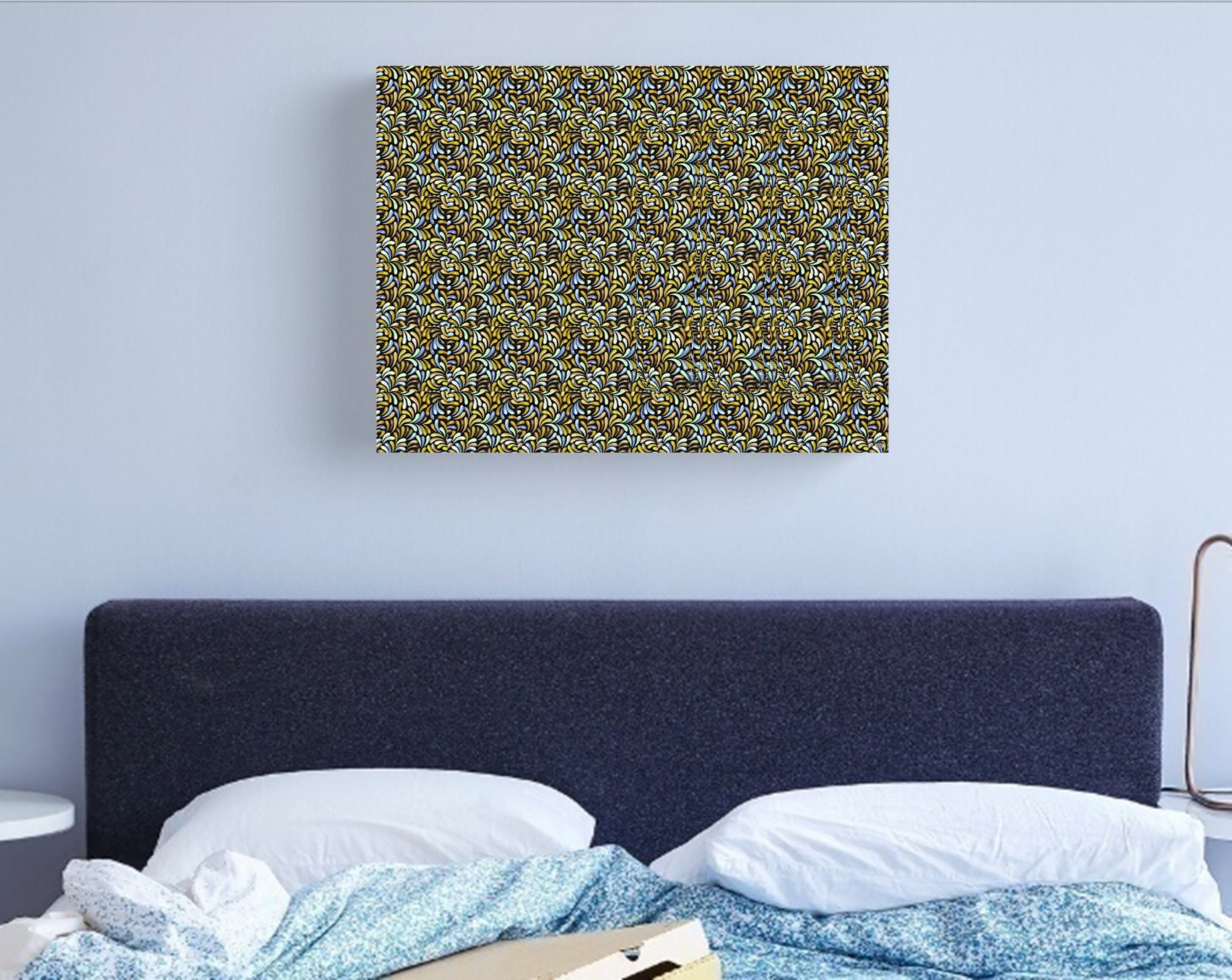 Letter I Stereogram V3 Downloadable Ready to Print Fun Unique Illusion ...