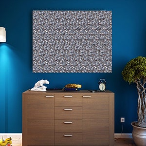 Letra C Stereogram V2 Descargable Listo para imprimir Fun Unique ...