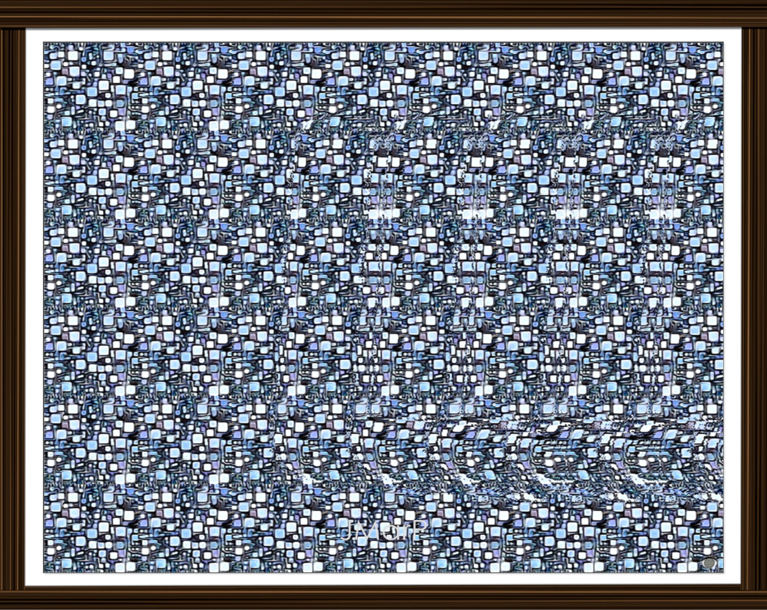 Letter L Stereogram V2 Downloadable Ready to Print Fun Unique Illusion ...