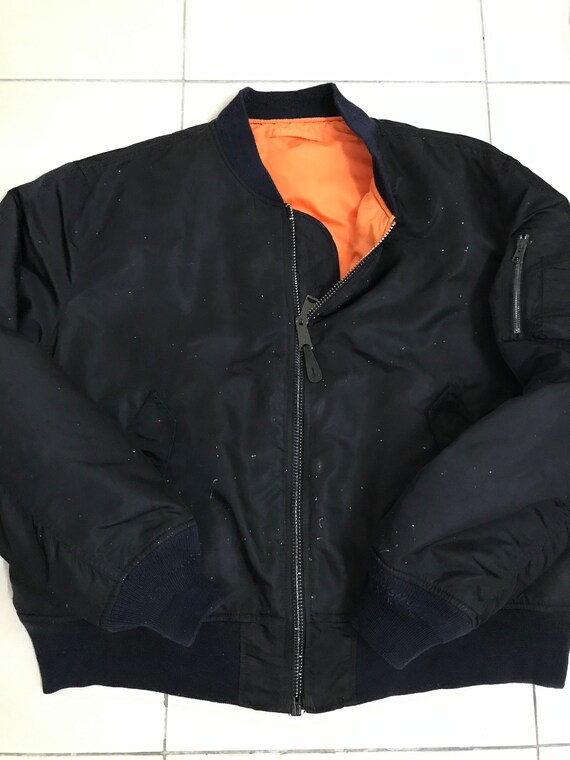 Vintage Alpha Industries MA-1 Flight Reversible Bombe… - Gem