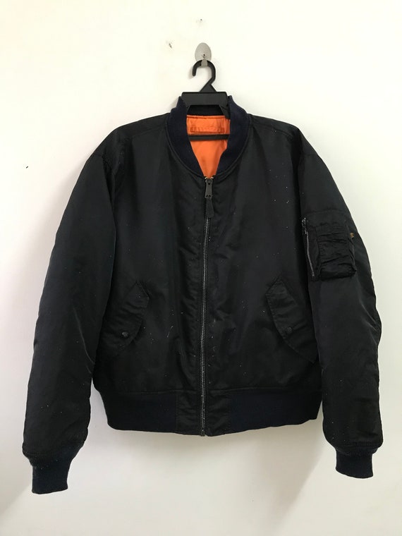 Vintage Alpha Industries MA-1 Flight Reversible Bombe… - Gem