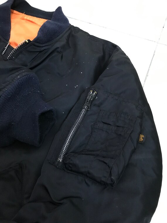 Vintage Alpha Industries MA-1 Flight Reversible Bombe… - Gem