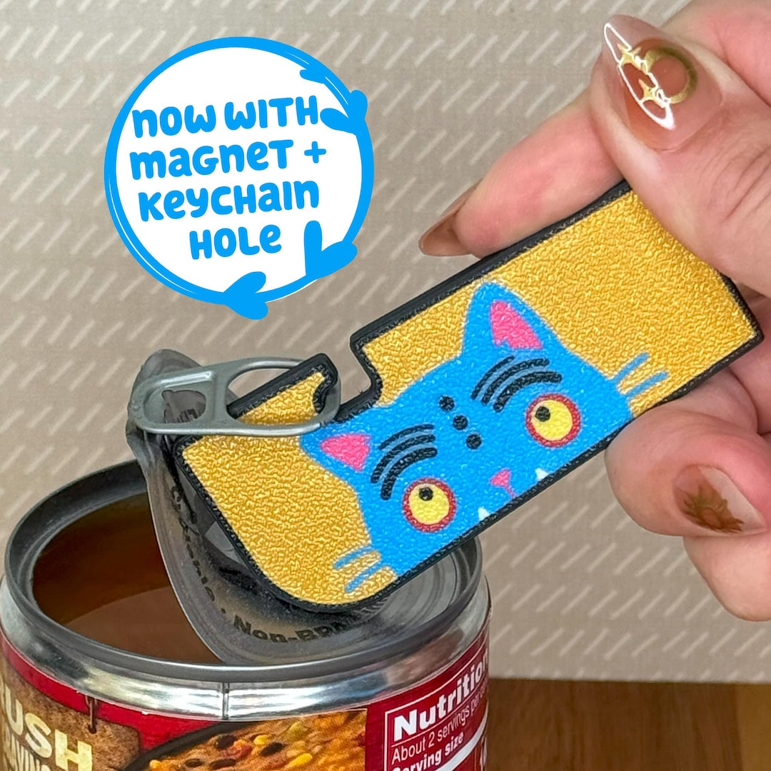 Tab Buddy XL Korean Tiger - Cat Food Can Tab Opener Help for Long Nails ...