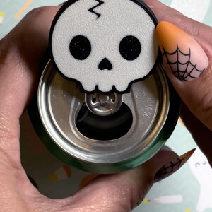 Grim Skull Soda Can Tab Opener With Keychain Strap - Unique ...