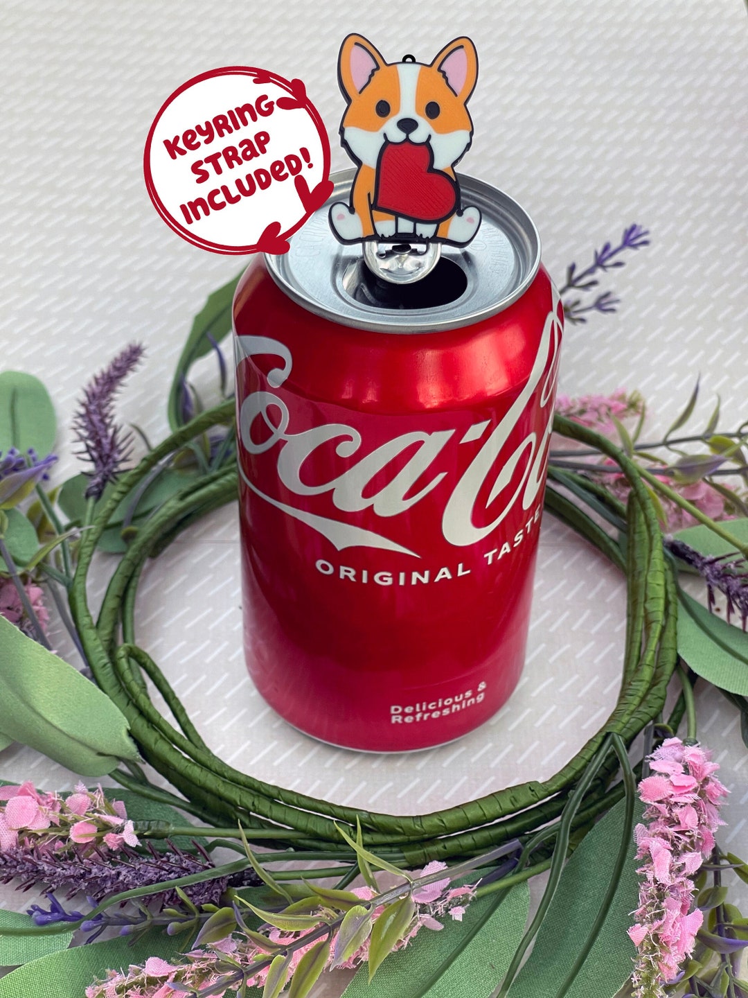 Tab Buddies Cupid Corgi Cute Soda Can Tab Opener Help for Kids, Long ...
