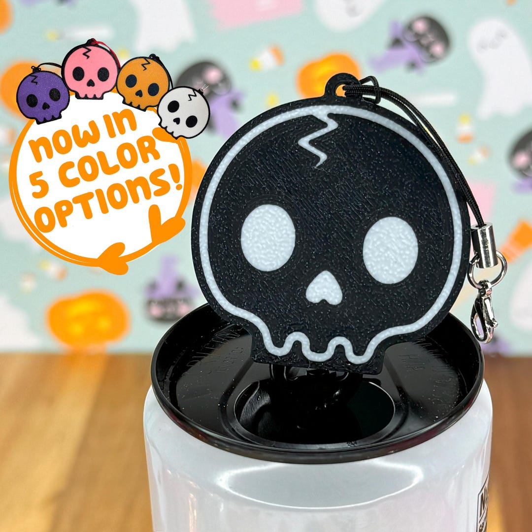 Spooky Skull Cute Soda Can Tab Opener With Keychain Strap- Unique ...