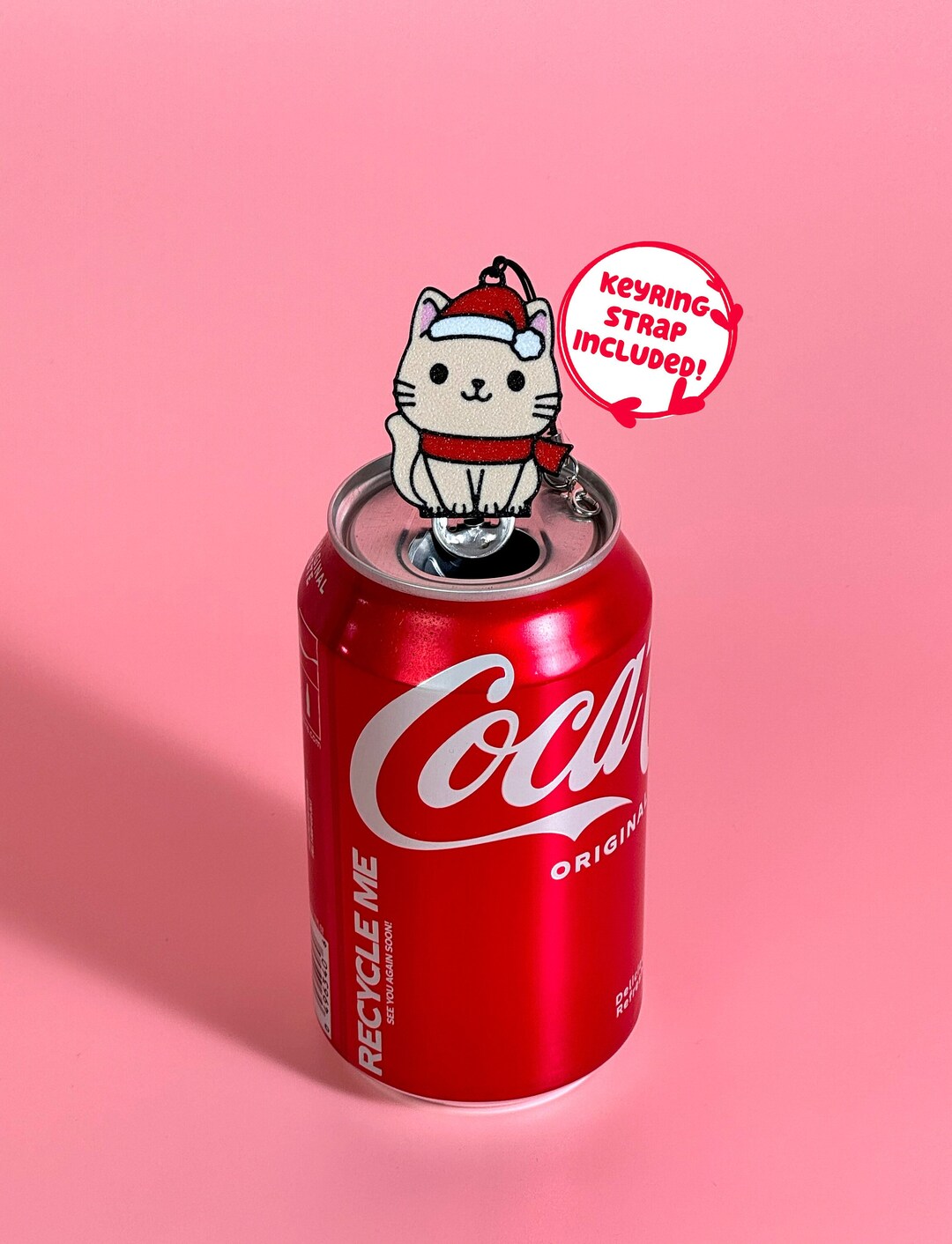 Tab Buddies Santa Kitty Cute Soda Can Tab Opener Help for Kids, Long ...