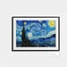 Digital Download. Vincent Van Gogh. the Starry Night. Exhibition Print ...