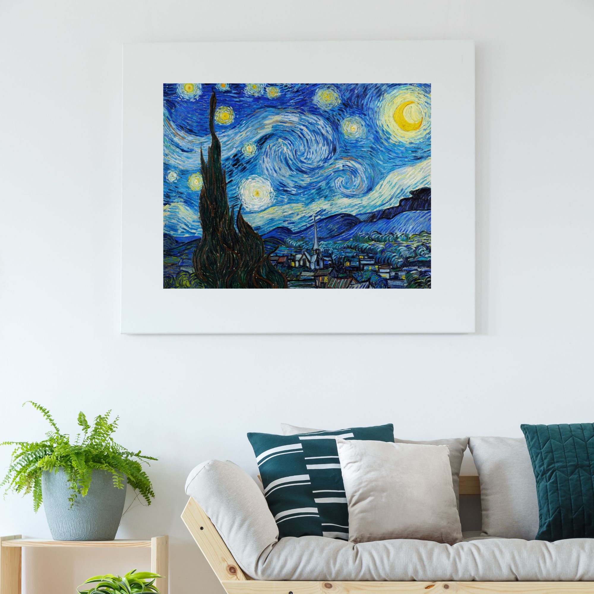 Digital Download. Vincent Van Gogh. the Starry Night. Exhibition Print ...