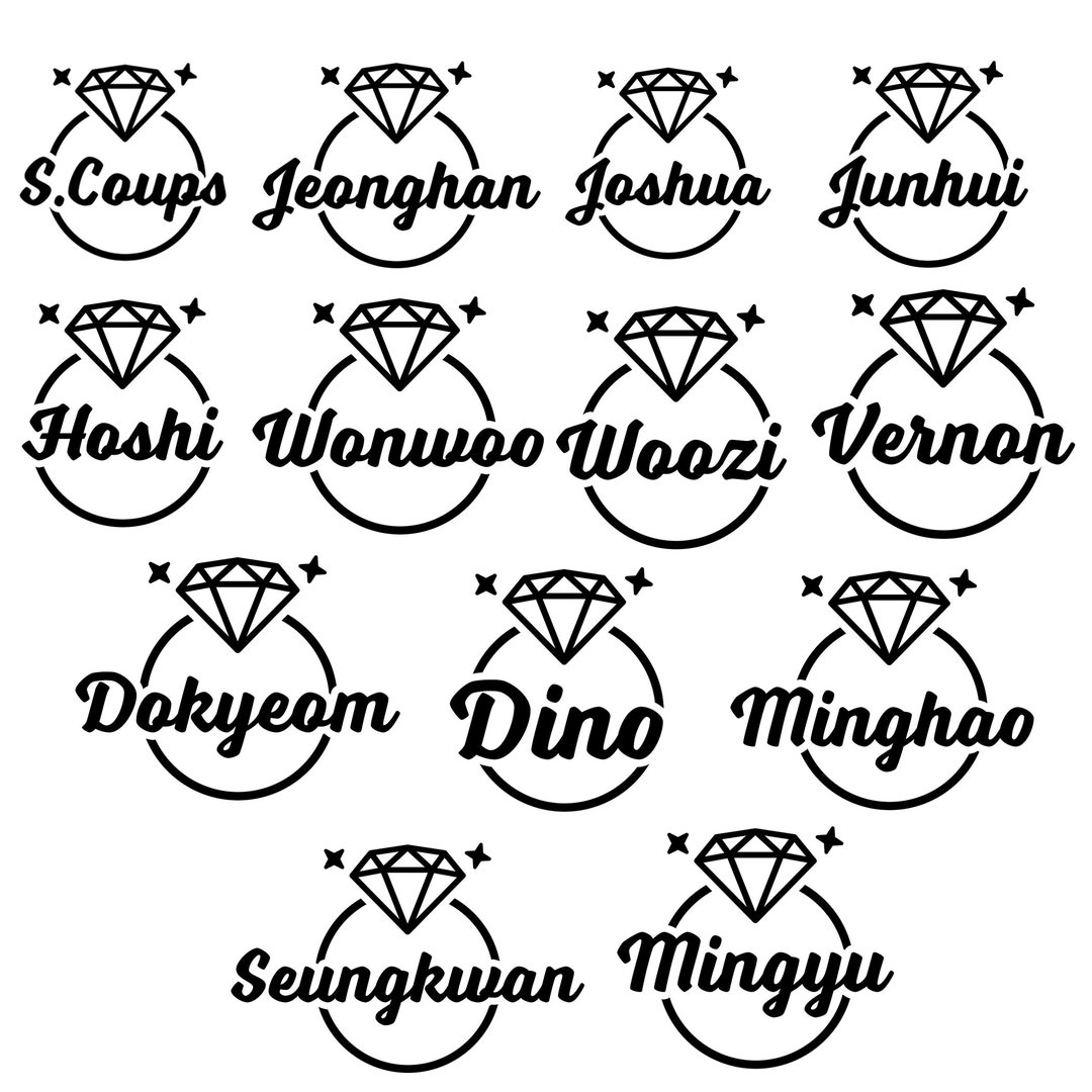 Seventeen Diamond Ring Decal - Etsy