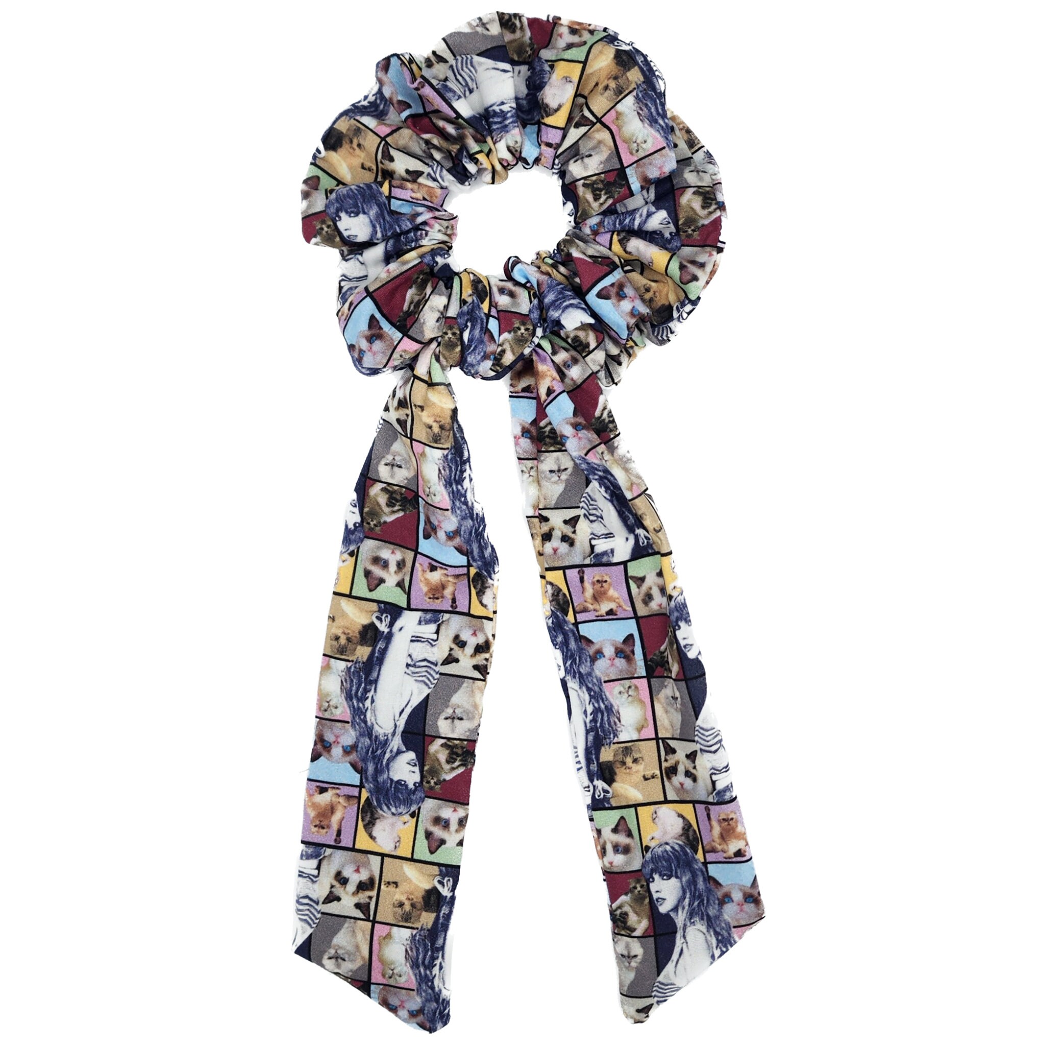 Taylor Swift's Cat Eras Tour Ribbon Scrunchie Hair Accessories Concert ...
