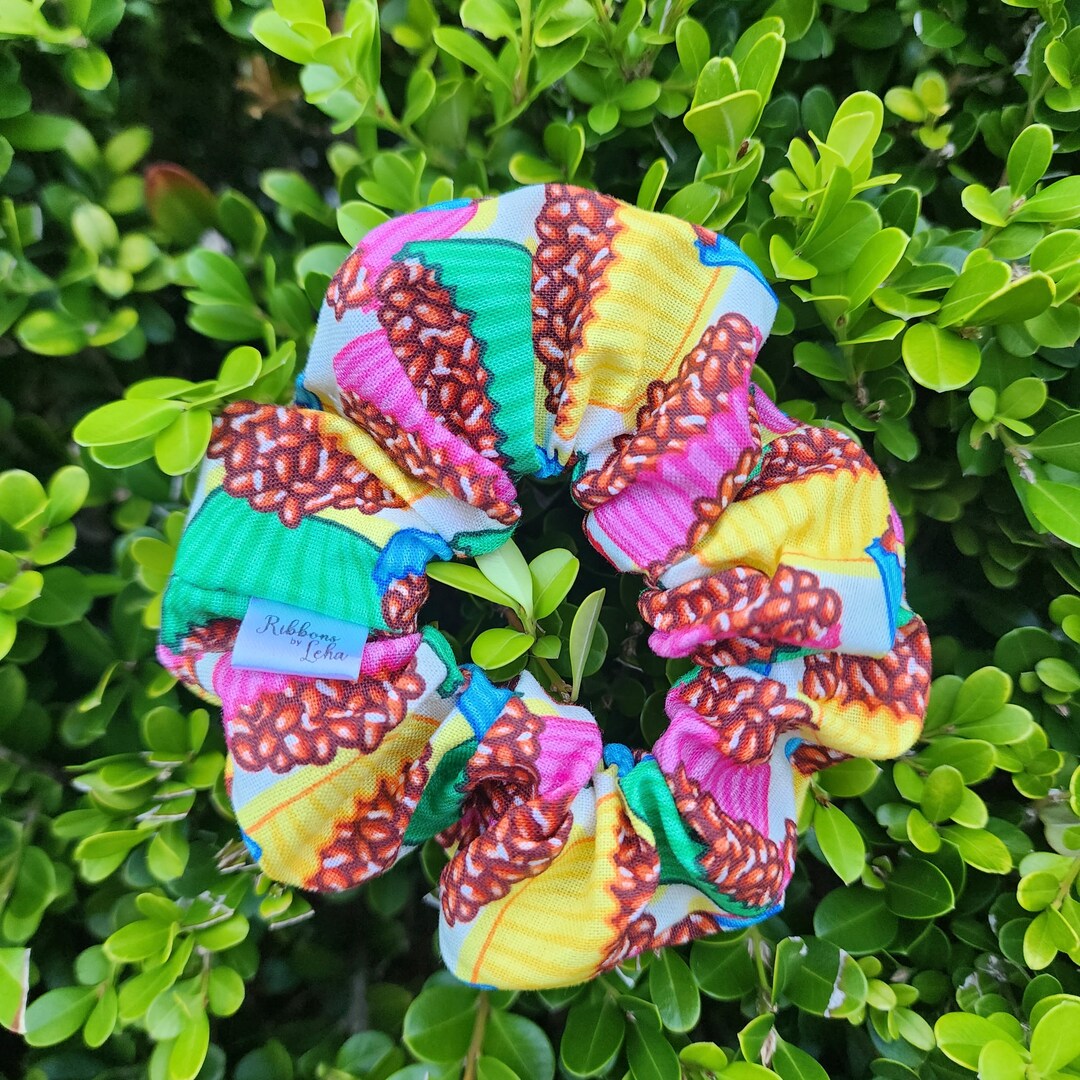 Chocolate Crackle Scrunchie || Food Theme Hair Tie || Accessories for ...