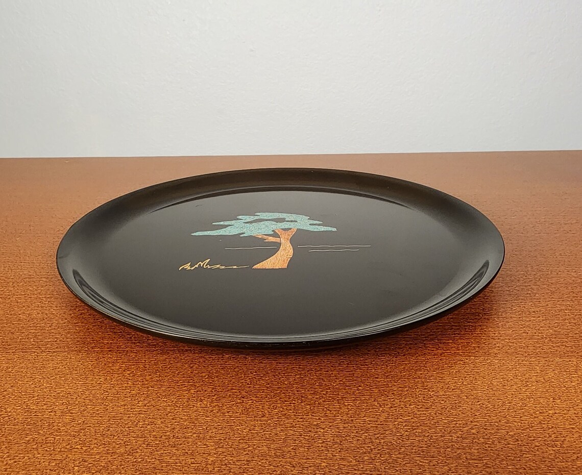 Couroc Monterey Cypress Small Serving Tray Mid Century Modern - Etsy