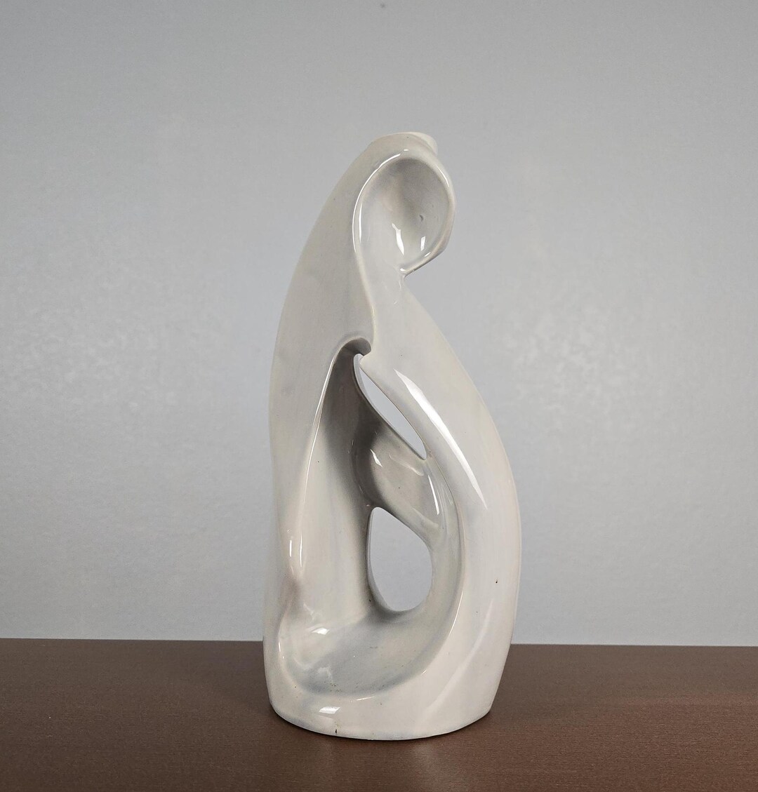 Vintage Abstract Ceramic Lamp Base, Abstract Sculture - Etsy