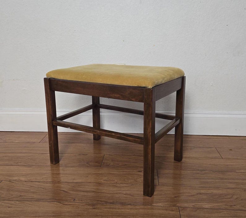 Vintage Vanity Stool Bench - Etsy