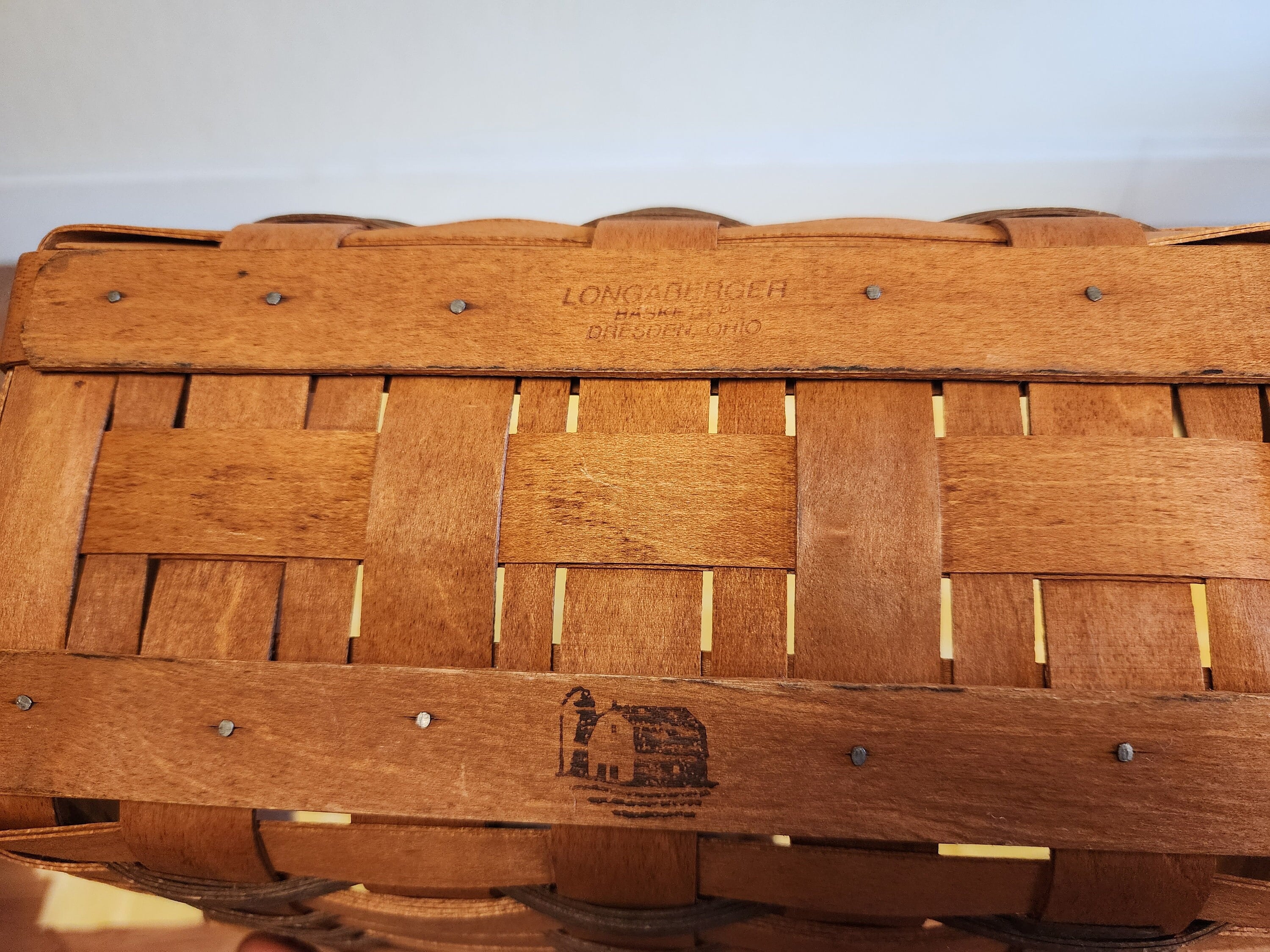 Vintage Longaberger Baskets With Moveable Handles - Etsy