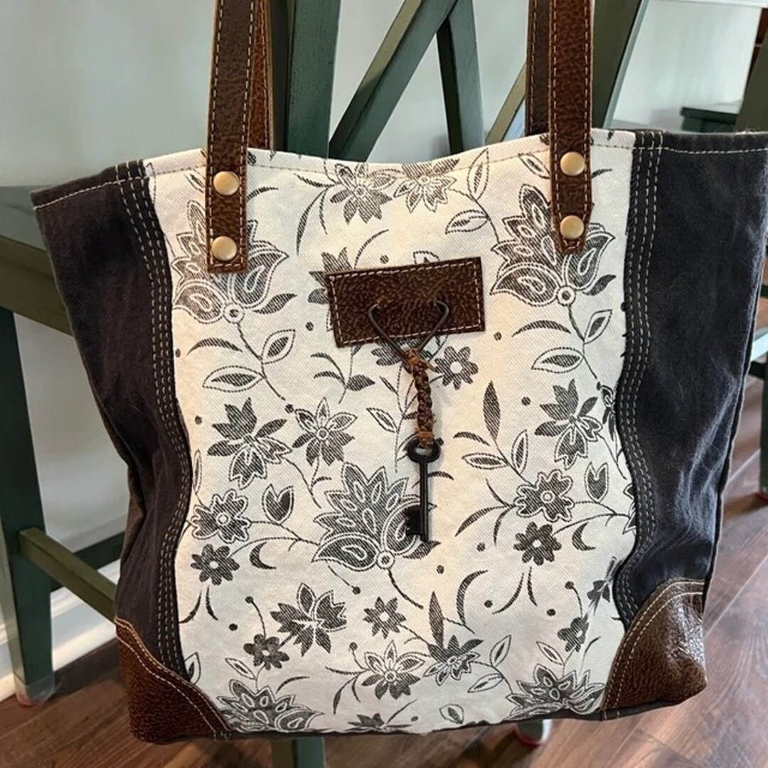 Upcycled Canvas Tote Bag Large Canvas Purse for Women - Etsy
