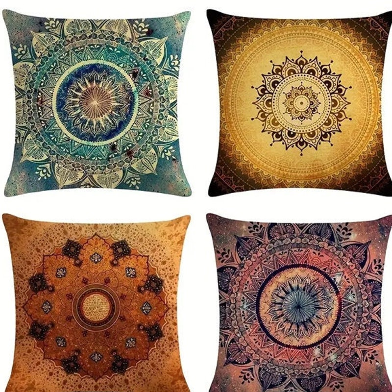 Mandala Pillow - Etsy
