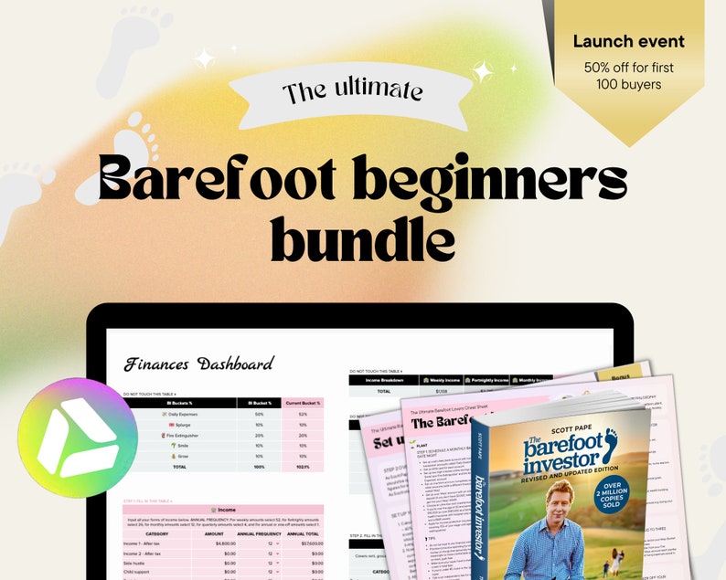 Barefoot Beginners: Ultimate Bundle Bucket Budget Simple - Etsy Australia