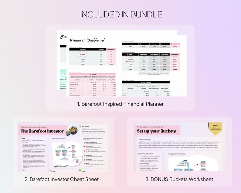 Barefoot Beginners: Ultimate Bundle Bucket Budget Simple Personal ...